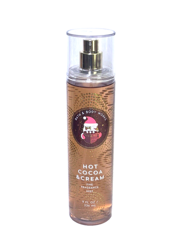 BATH & BODY WORKS HOT COCOA AND CREAM FINE FRAGRANCE MIST BODY SPRAY 8 ...