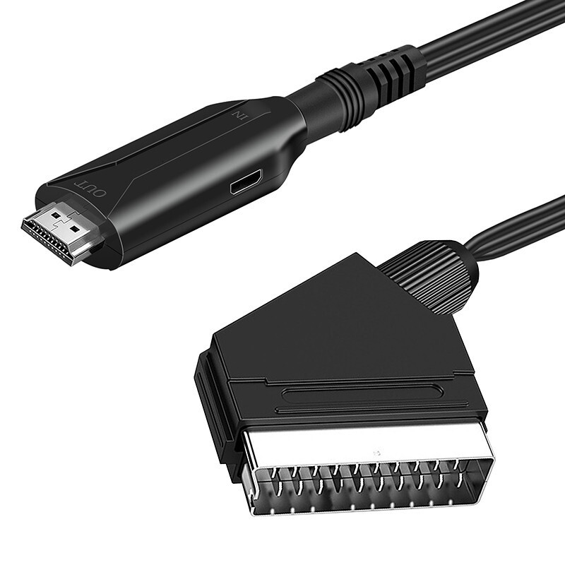 SCART To HDMI Cable Video Adapter SCART To HDMI Converter SCART Convert ...