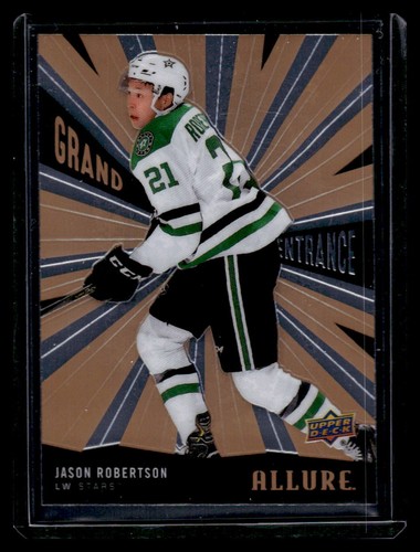 2020 UD Allure Jason Robertson #GE-12 Dallas Stars | eBay