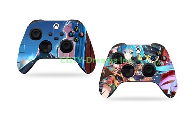 Set of 2 Hatsune Miku SKIN STICKER DECAL Xbox Series X & S Controller ...
