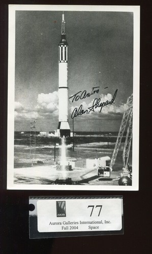 ASTRONAUT ALAN SHEPARD SIGNED MERCURY REDSTONE PHOTO (SHEPARD P1) | eBay