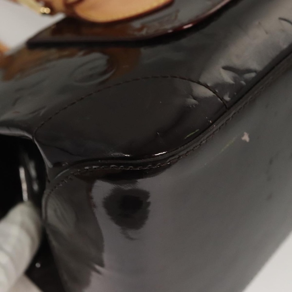 LOUIS VUITTON Monogram Vernis Rosewood Avenue Bag Amarante M93510 Auth ...