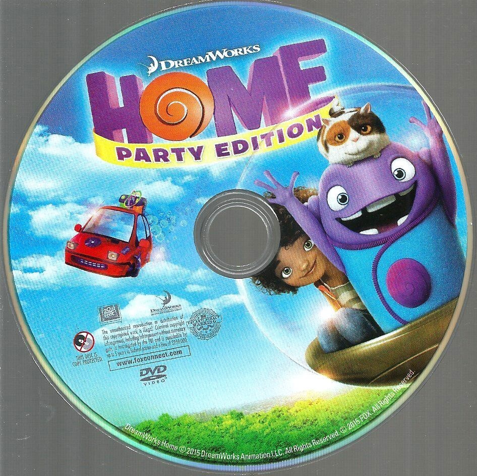 Home 2015 DVD Steve Martin Jim Parsons Rihanna Jennifer Lopez Adventure ...