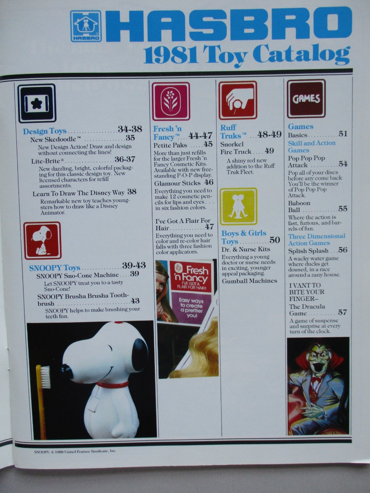 Hasbro Toy CATALOG - 1981 ~~ toys | eBay