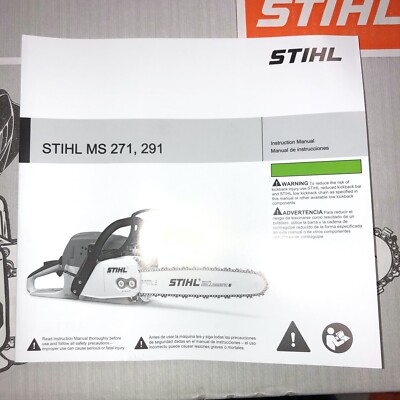 GENUINE STIHL MS271 MS291 CHAINSAW OPERATORS OWNER MANUAL | eBay