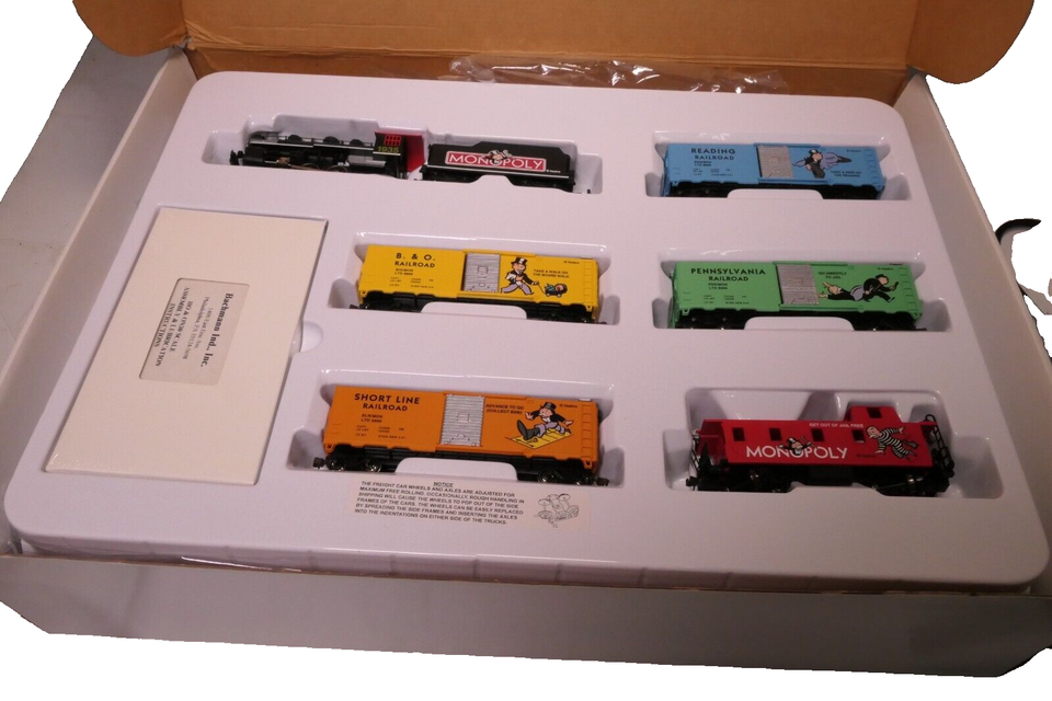 1998 Monopoly Train Set Bachmann Trains | eBay