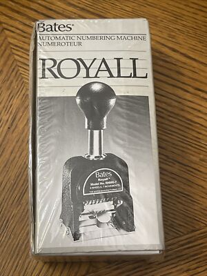 Stamps & Daters - Vintage Bates Numbering Machine