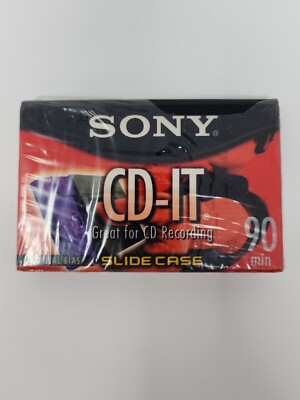 SONY SLIDE CASE BLANK AUDIO CASSETTE TAPES HIGH FIDELITY NORMAL BIAS ...