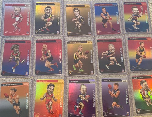 2022 AFL Teamcoach Magic & Star Wildcard Inserts - Choose Individual ...