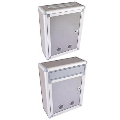 Locking Wall Mounted Mailbox Outside Key Lock Mailbox for Business ...