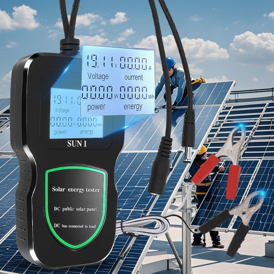 Solar Panel Tester, Photovoltaic PV Multimeter 500W, Solar Smart MPPT ...