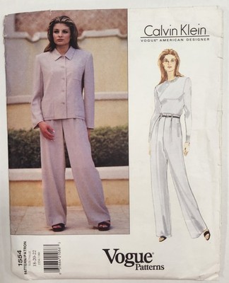 Sewing Patterns, Vogue V1554, Calvin Klein, suit, office, professional ...