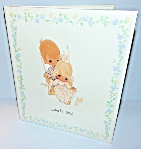 VTG Precious Moments Hallmark 1992 Love Is Kind Scrapbook Photo Album ...