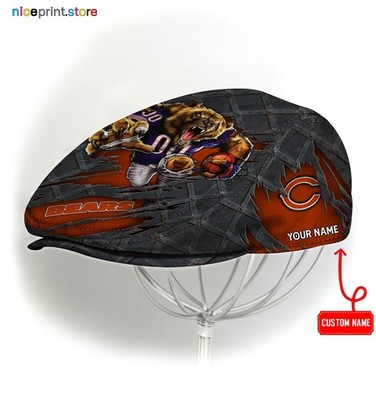 Chicago Team Bears Jeff Cap Bears Newsboy Cap NFL Golf Cap NFL Flat Cap ...