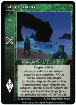 Island of Yiaros Isla de Giaros Spanish Promo V:TES VTES Vampire CCG | eBay