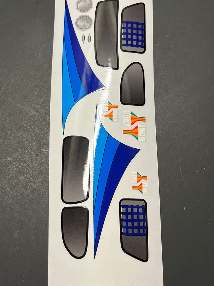 BOKI Racing Unpainted Mini-T Baja Bug Body 1/18 Team Losi 1304 Decal RC ...