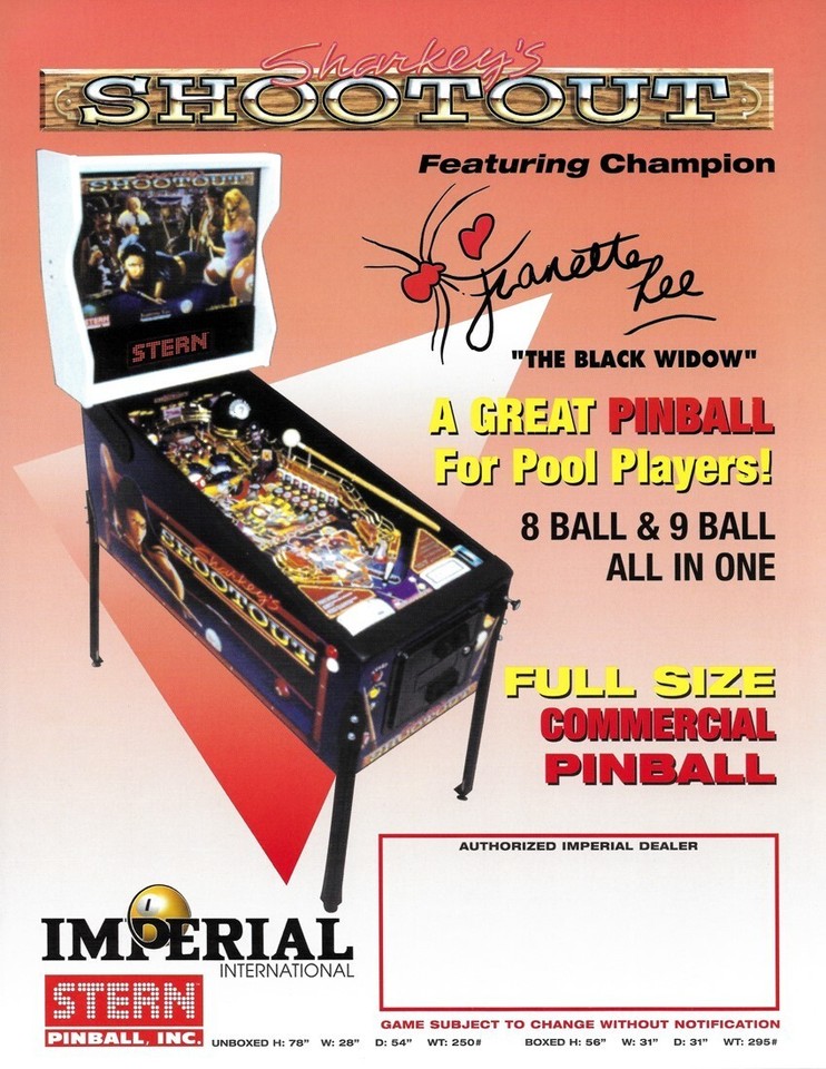 2000 Stern Sharkey's Shootout Pinball Machine Rubber Ring Kit | eBay