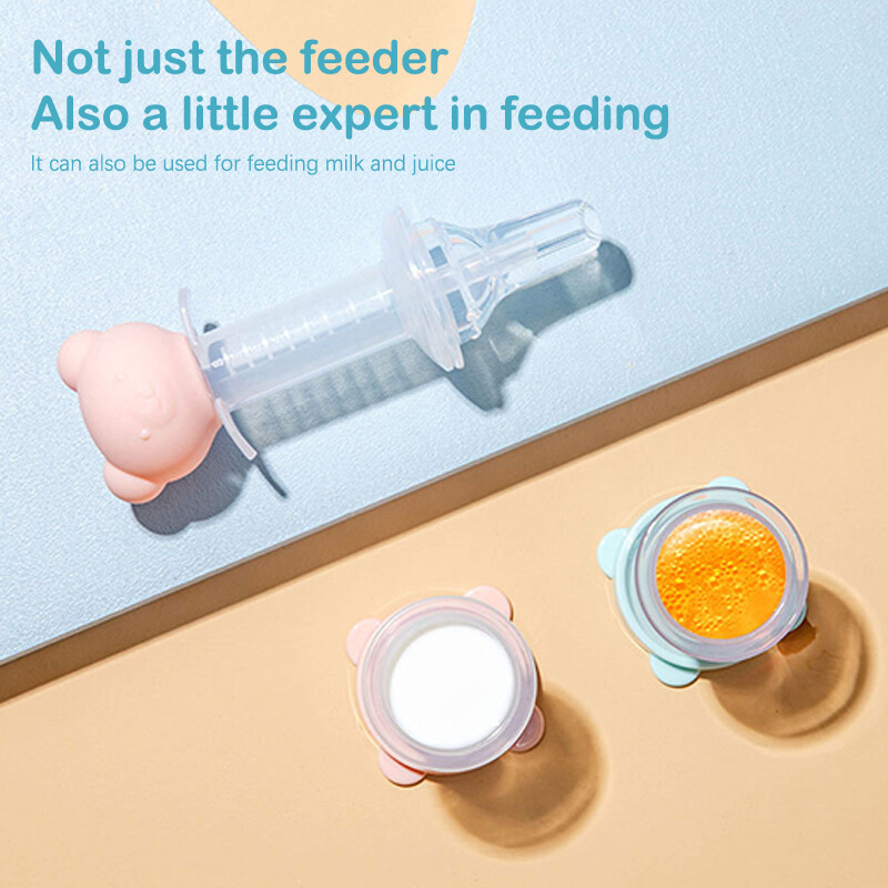 Cartoon Bear Baby Syringe Feeder Newborn Dropper Medicine Feeder Baby ...
