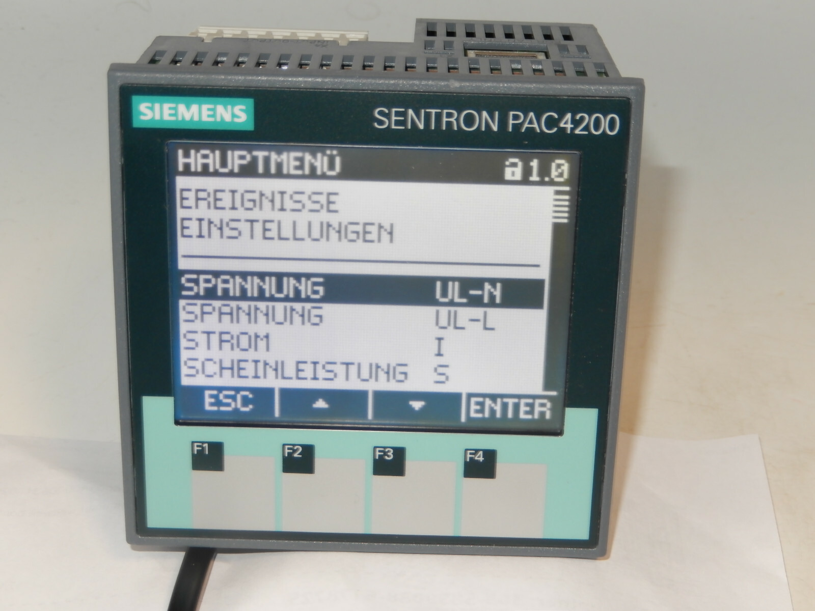 SIEMENS SENTRON PAC4200, 7KM4212-0BA00-3AA0, Multifunktionsmessgerät ...