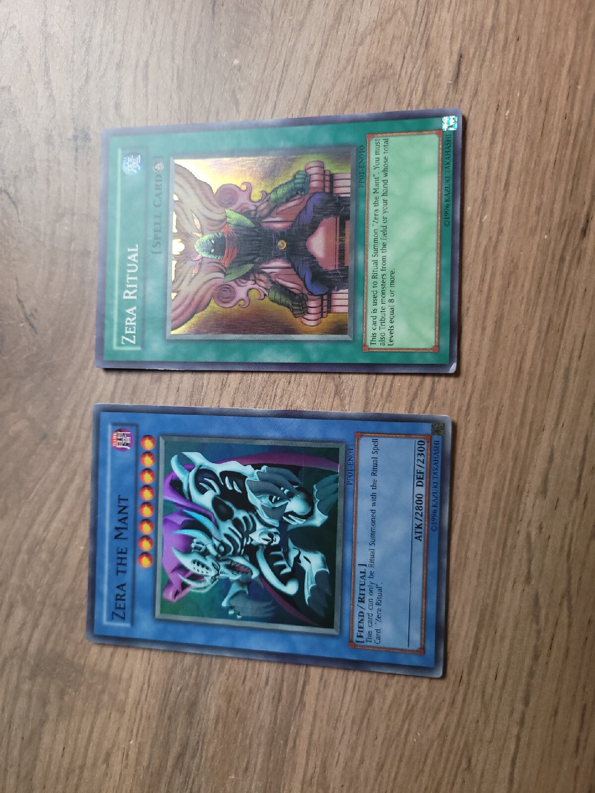 Zera the Mant PP01-EN011 + Zera Ritual PP01-EN010 Secret Rares corner ...