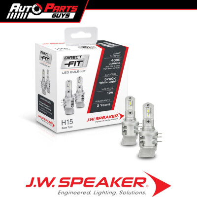 JW Speaker LED H15 Direct Fit Kit Hi/Lo 12V 5700K | eBay Australia