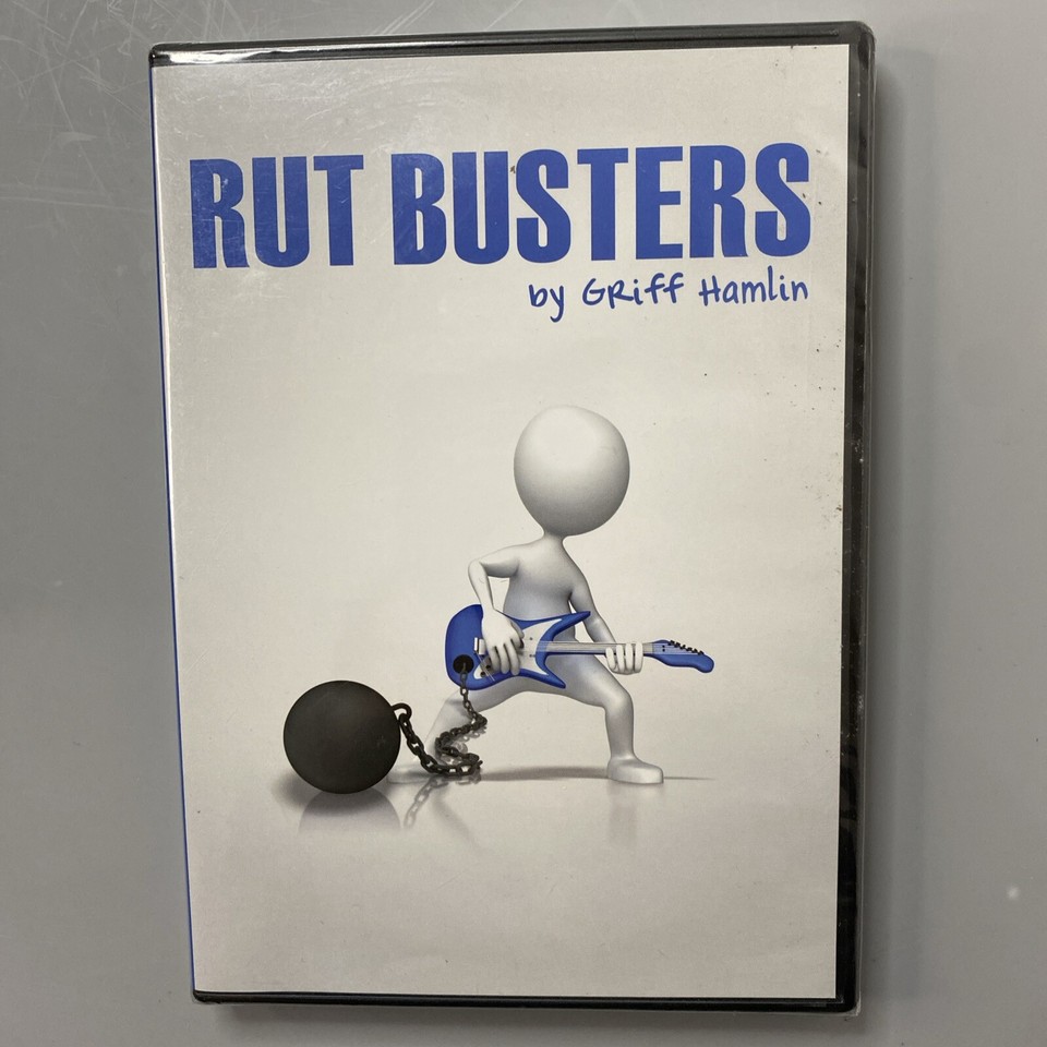 4 Griff Hamlin DVD Guitar Instruction Rut Busters Turnaround Endings ...
