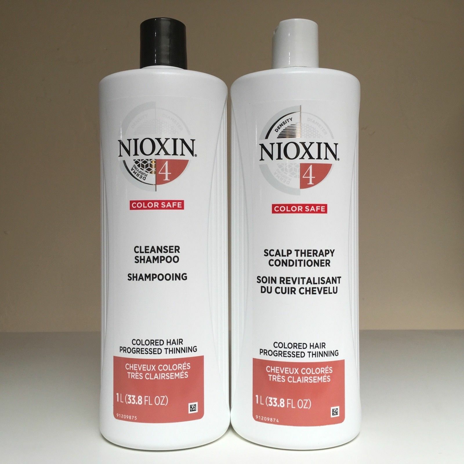 Nioxin Pro Clinical 4 Scalp + Hair Shampoo and Conditioner Duo 33.8 oz ...