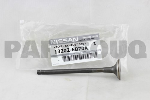 13202EB70A Genuine Nissan VALVE-EXHAUST 13202-EB70A | eBay