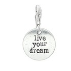 Live Your Dream Charm for European Clip on Jewelry w/ Lobster Clasp | eBay
