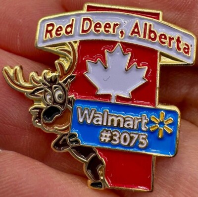 Walmart Pin - Red Deer, Alberta - Store #3075 - Hogeye 2018 Backside | eBay