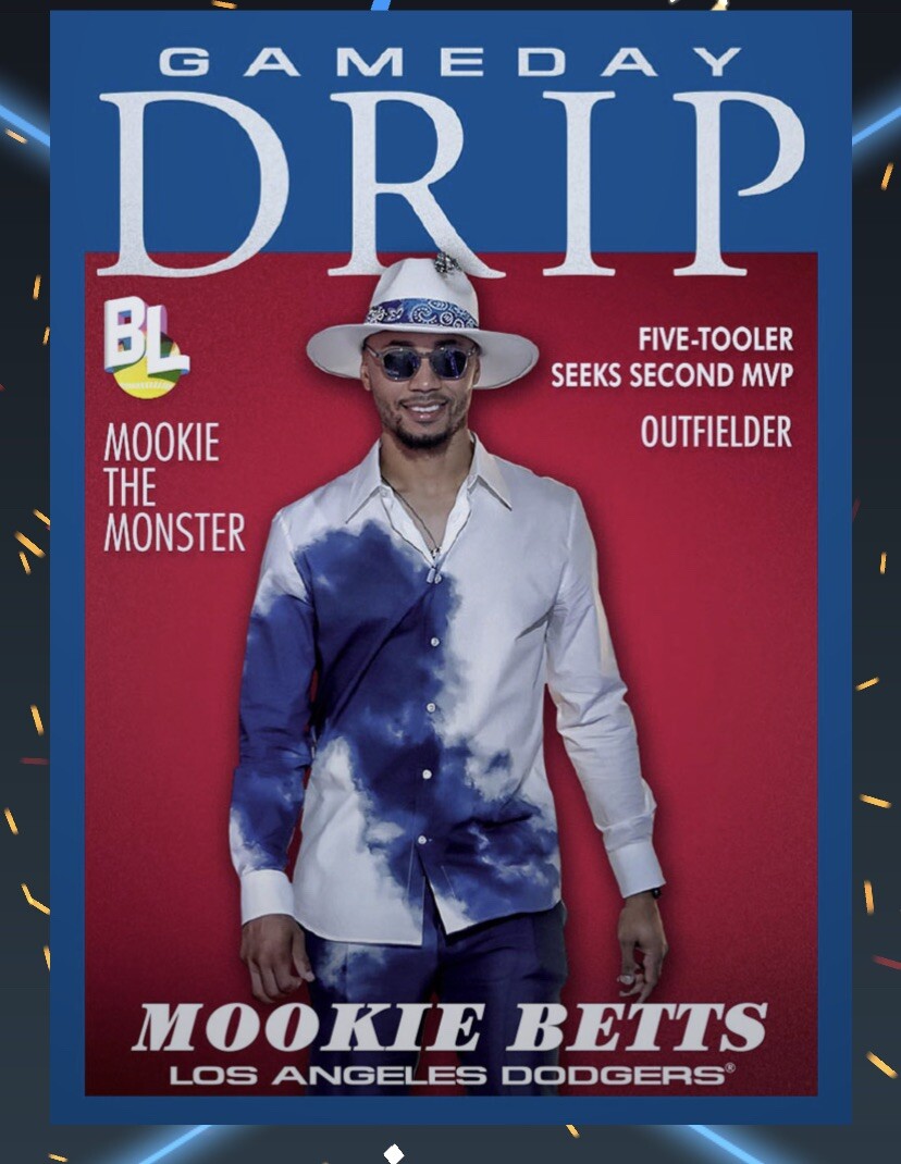 Topps Bunt Big League Baseball 23 S1 Gameday Drip MOOKIE BETTS Digital ...