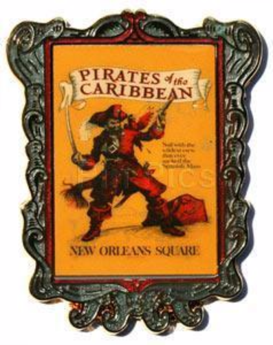 Disney Pin 56964 WDI Pirates of the Caribbean Poster New Orleans Square ...