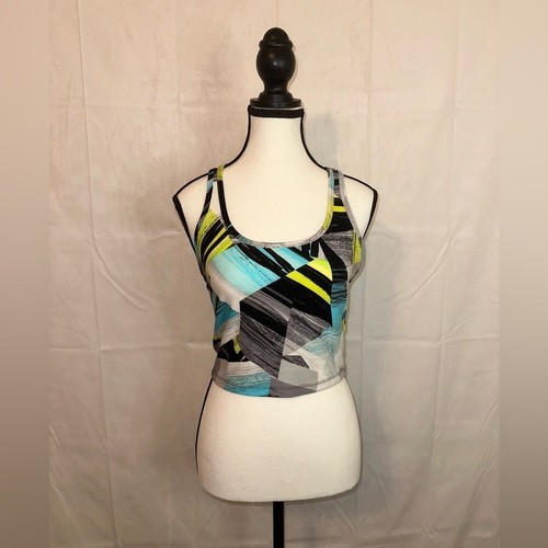 Calvin Klein Athletic Performance Racerback Cropped Tank Top Prism ...