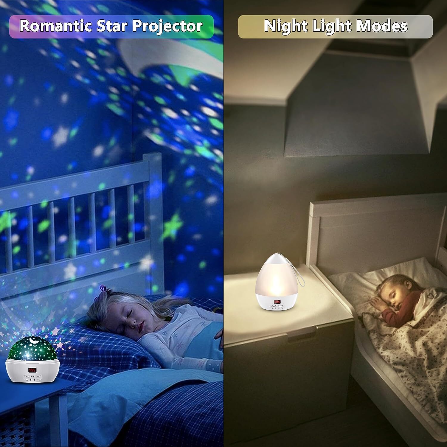 Calming Autism LED Light Sensory Projector Sky Star Night Lamp + Music ...