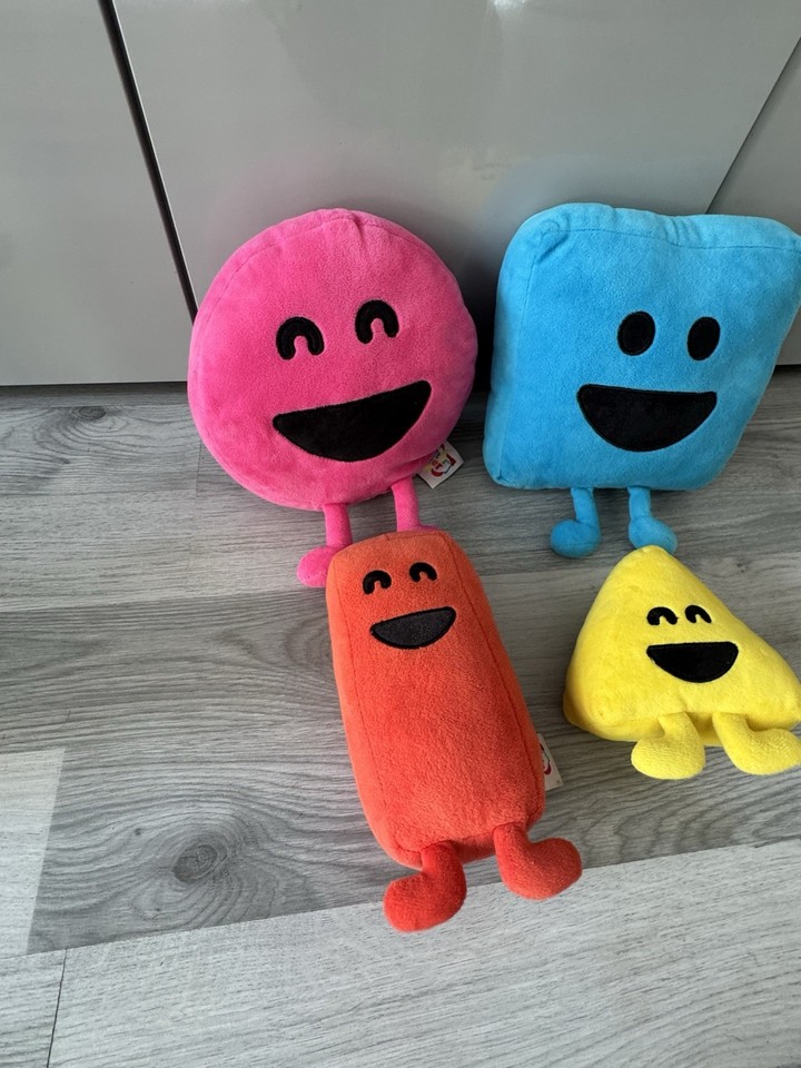 Mister Maker Shapes Square/circle/triangle/rectangle Cbeebies Plush ...