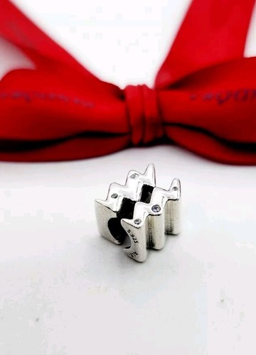 Authentic Genuine PANDORA Sparkling Aquarius Zodiac Charm - 798415C01 ...