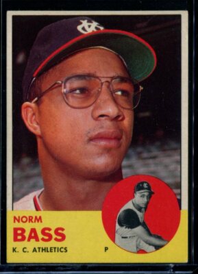 1963 Topps #461 Norm Bass EX+ LOOK! | eBay