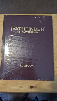 NEW ~ Pathfinder Playtest Rulebook Deluxe Hardcover 9781640780866| eBay
