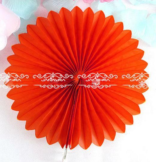 10pc Tissue Paper Flower Paper Fan Wedding Party Home Outdoor ...