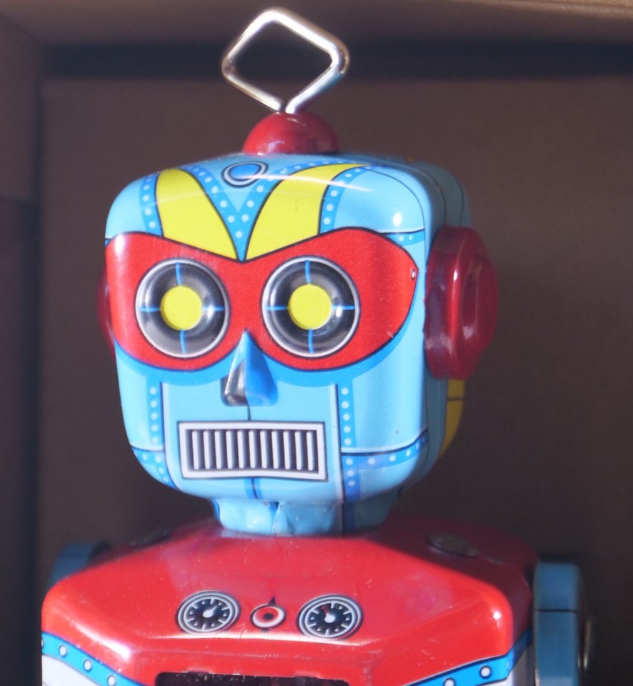 Mighty Robot Wind-up Senkei Robot MIB | eBay