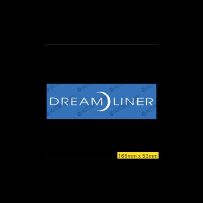 Boeing Dreamliner (Blue) Logo Sticker (Size 16.5 cm x 5.3 cm) | eBay