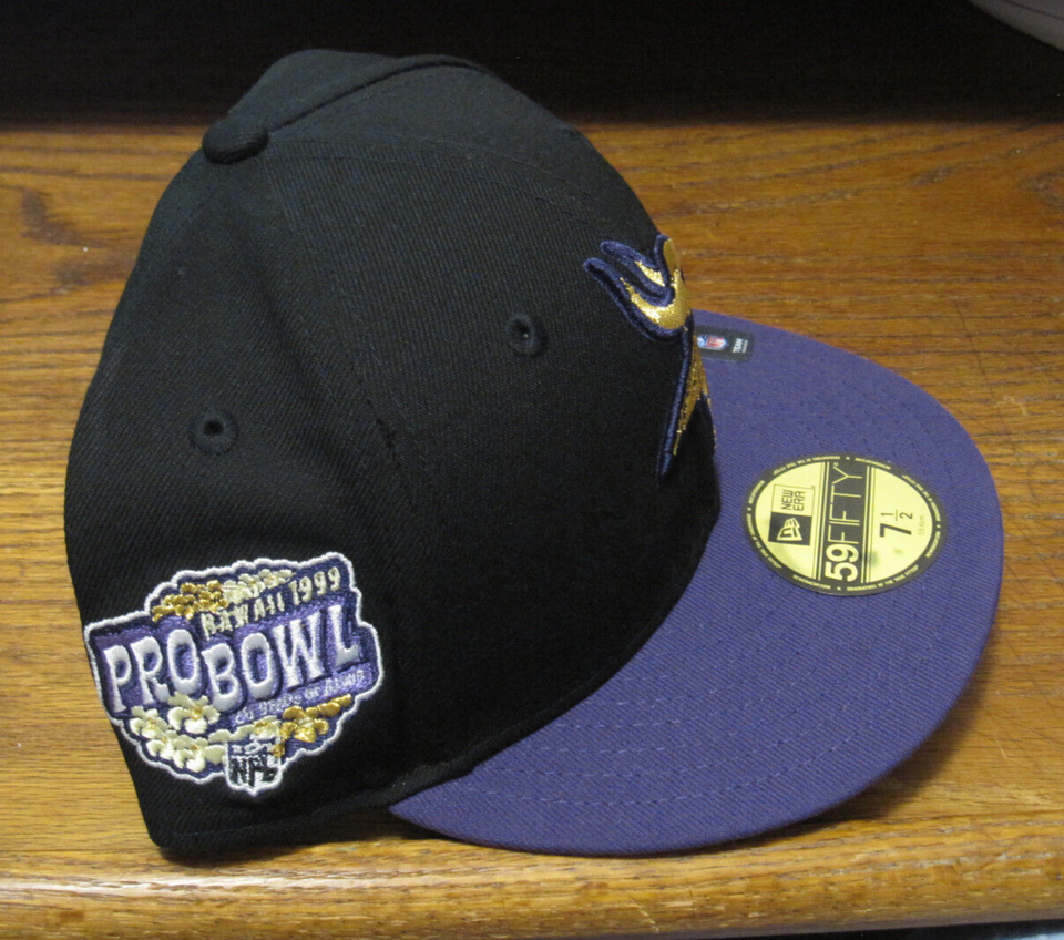 Minnesota Vikings New Era 59FIFTY 1999 Pro Bowl Fitted Hat - 7 1/2 ...