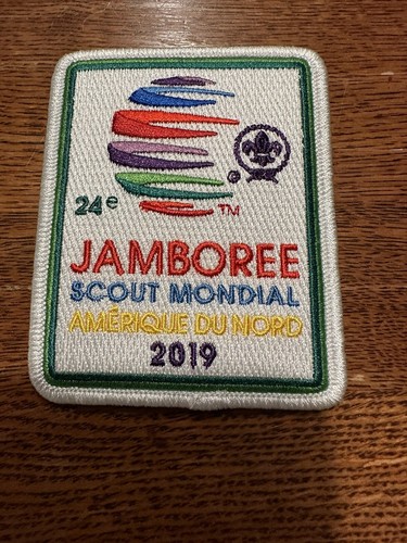 2019 WORLD JAMBOREE PATCH - POCKET PATCH FROM USA- FRENCH | eBay