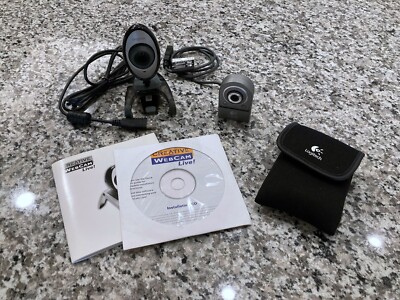 2 Webcams Creative Labs VF-0050 with Manual and disc and Logitech V ...