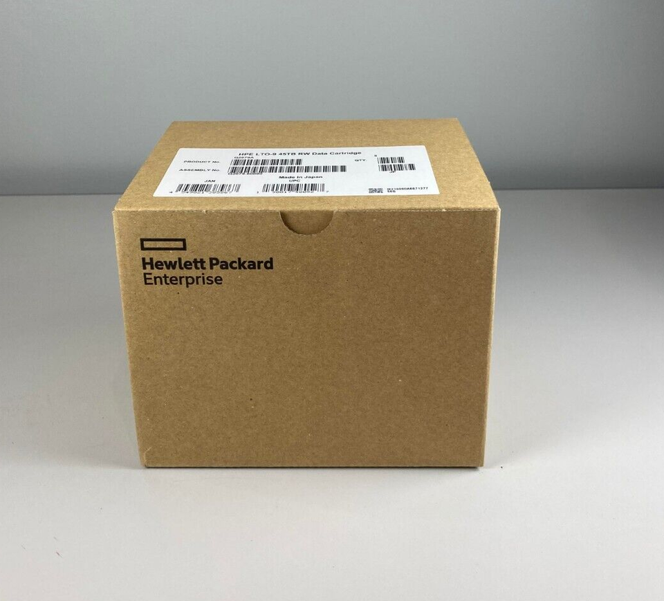 HP / HPE LTO9 Tape Cartridge (5 PACK) #Q2079A Ultrium 45TB with Barium ...