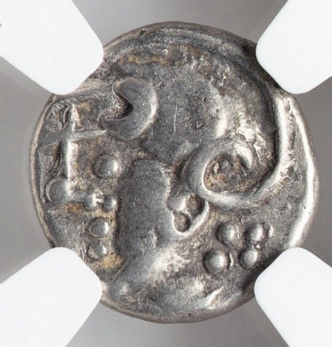 NGC Ch VF, GAUL AEDUI Ancient France 50 BC Celtic Celts AR Quinarius ...