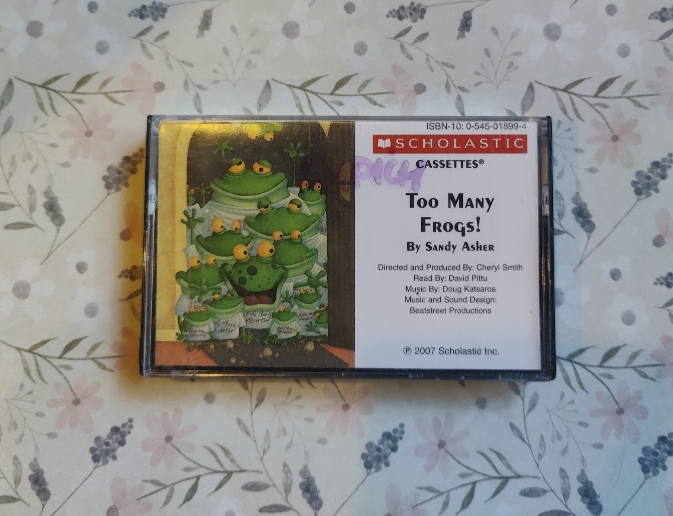 Scholastic Too Many Frogs Cassette Tape by Sandy Asher 0-545-01899-4 | eBay