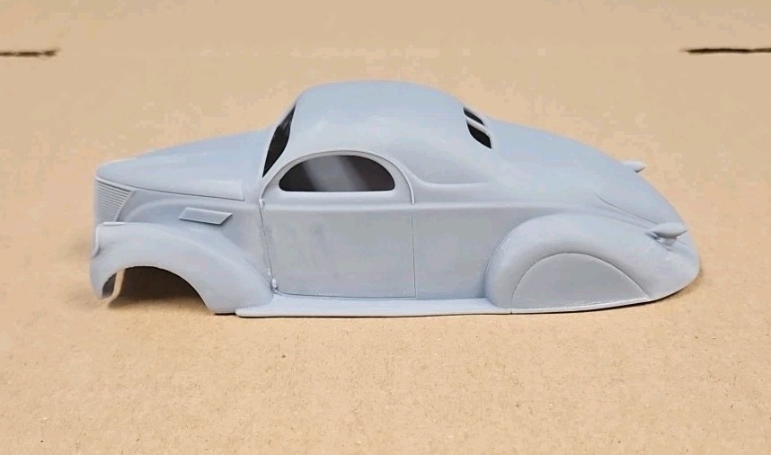 ABS-LIKE RESIN 3D PRINTED 1/25 1937 LINCOLN ZEPHYR CHOPPED TOP CUSTOM ...