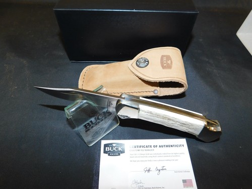 BUCK KNIFE 112 RANGER ELK CUSTOM S30V | eBay