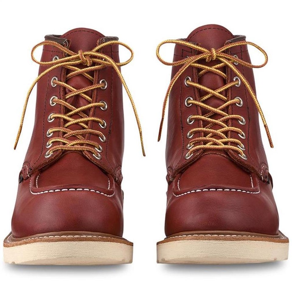 Red Wing Heritage Men's 8864 6 Inch Classic Moc Toe Gore Tex Oro Russet ...